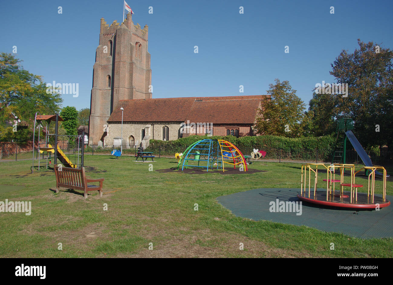 Ingatestone St Mary The Virgin Church High Street Essex Stock Photo - Alamy