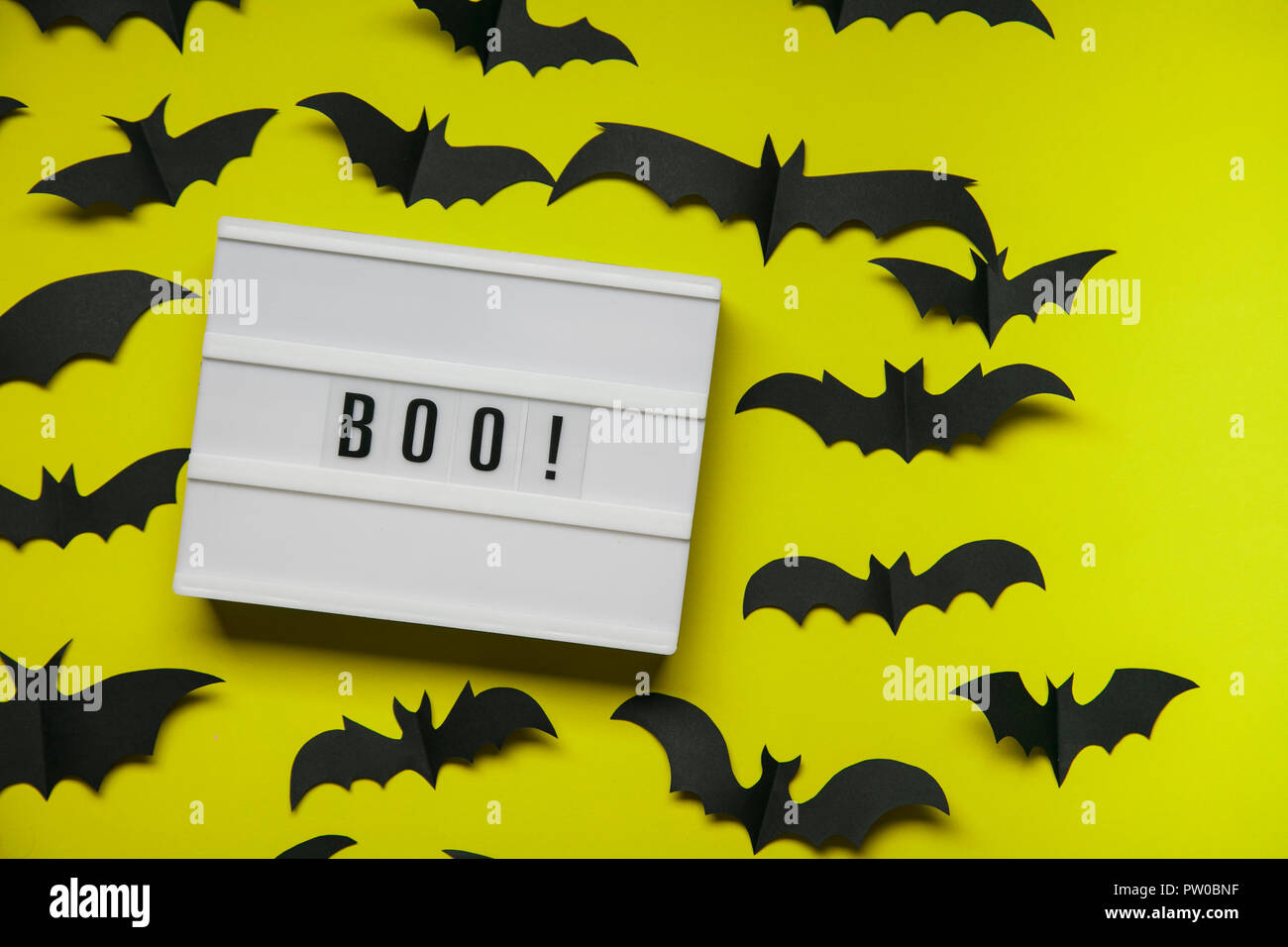 Lightbox message happy halloween hi-res stock photography and images ...