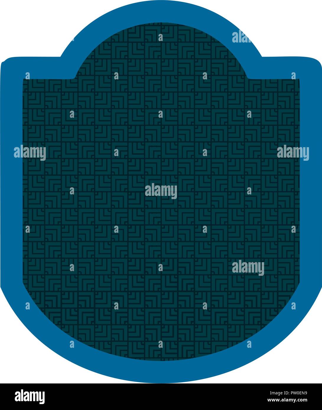 shield with squares pattern Stock Vector Image & Art - Alamy