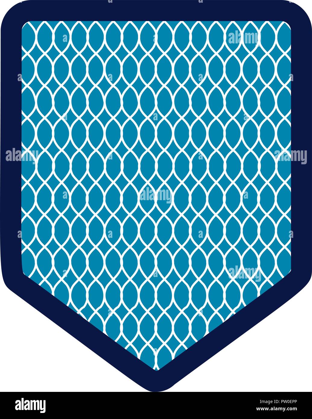 shield with textile pattern Stock Vector Image & Art - Alamy