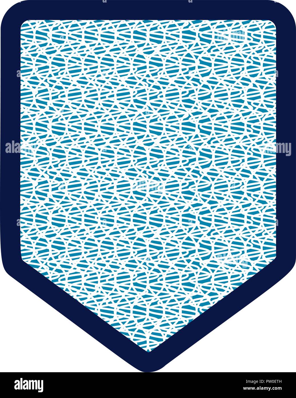 shield with textile pattern Stock Vector Image & Art - Alamy