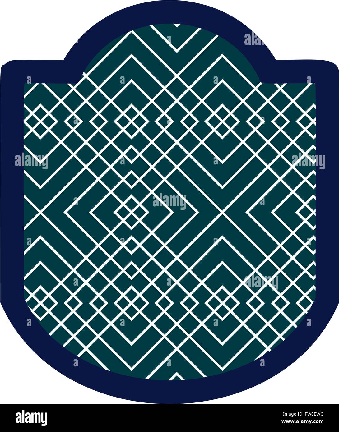 Rhombus shield Stock Vector Images - Alamy