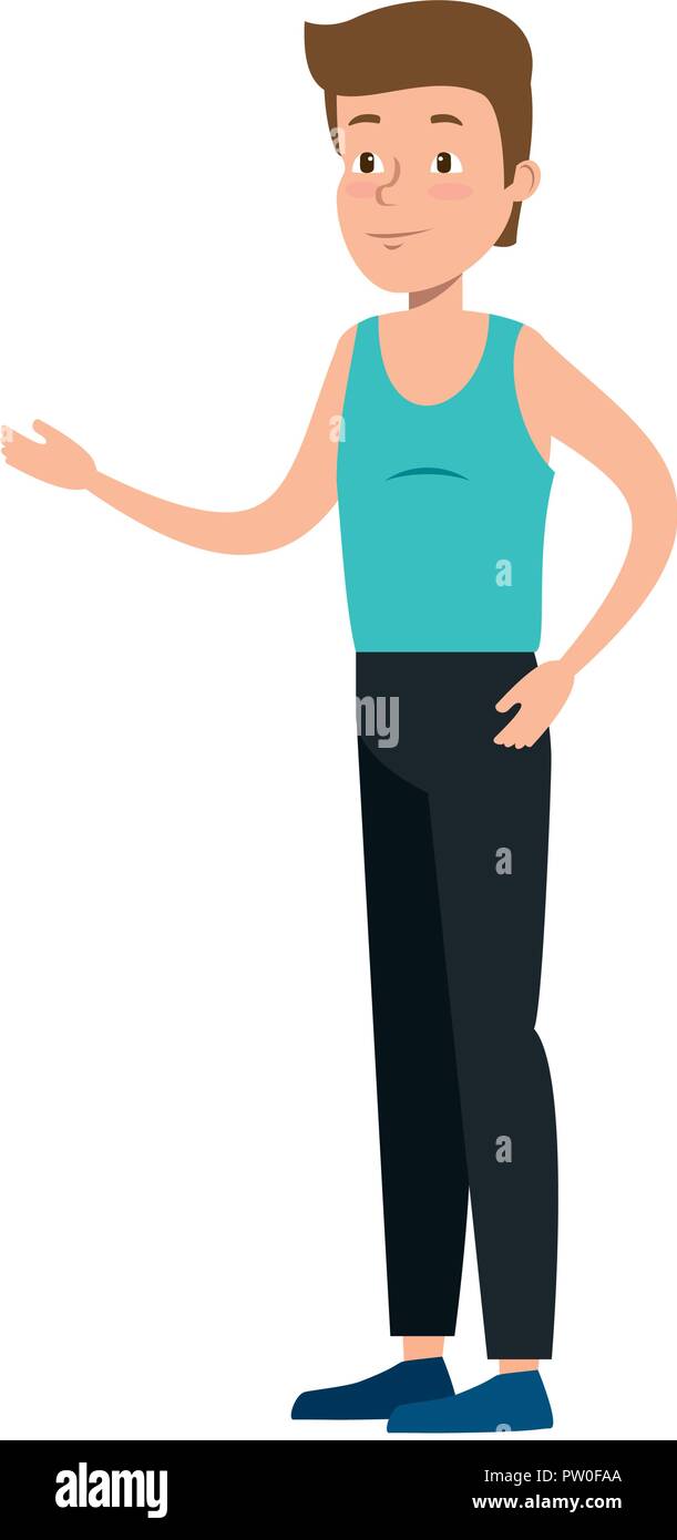 young athlete boy character Stock Vector Image & Art - Alamy