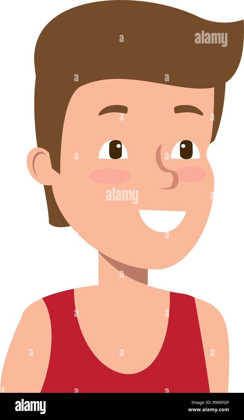 young athlete boy character Stock Vector Image & Art - Alamy
