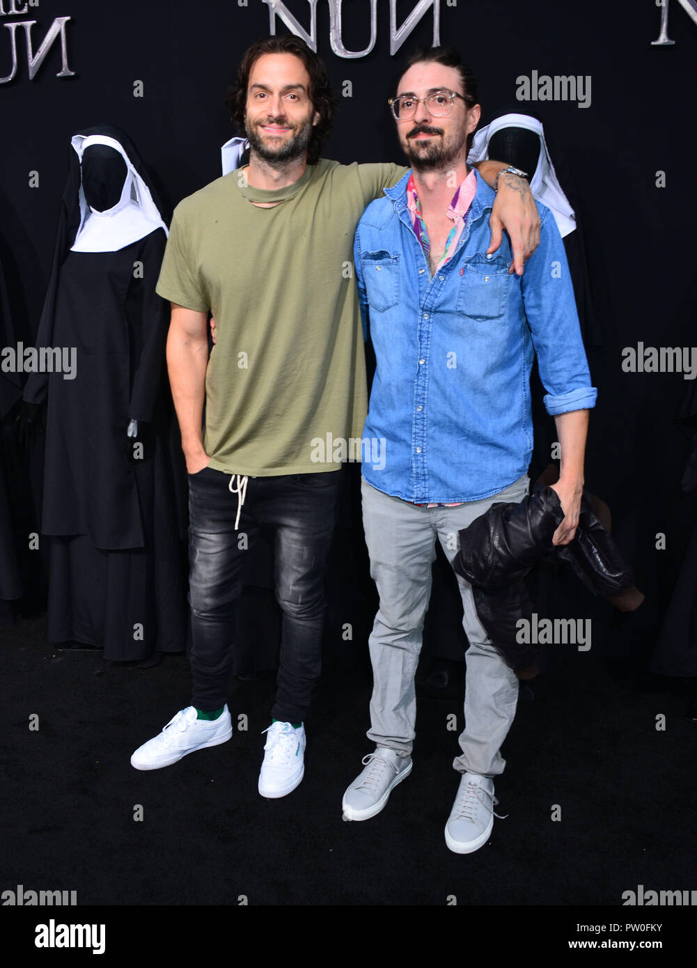 Chris Delia And Friend Attends The Premiere Of Warner Bros Pictures