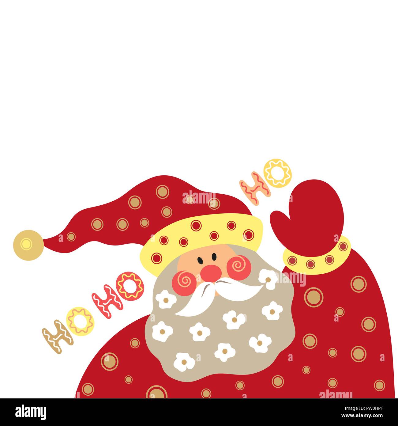 Fancy Santa Claus Stock Vector Image & Art - Alamy