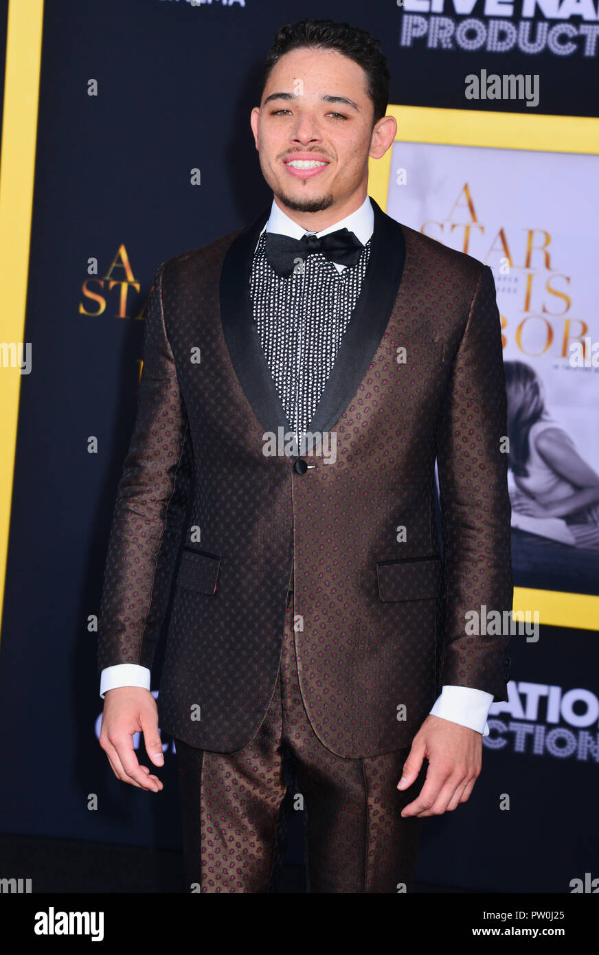 Anthony Ramos arrives at the Premiere Of Warner Bros. Pictures A Star ...