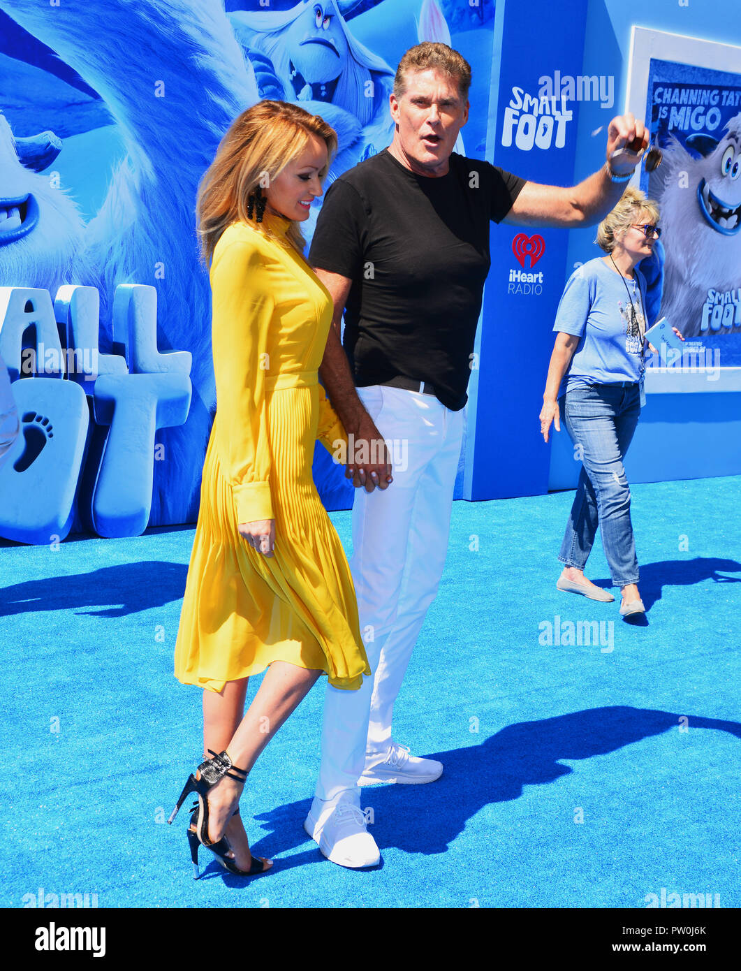 David Hasselhoff and wife 074 attends the premiere of Warner Bros ...