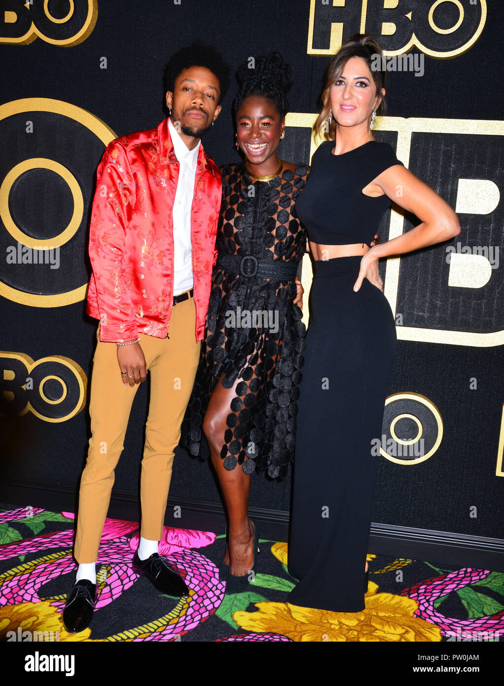 Darrell Britt-Gibson, Kirby Howell-Bathist arrives at HBO's Post Emmy ...