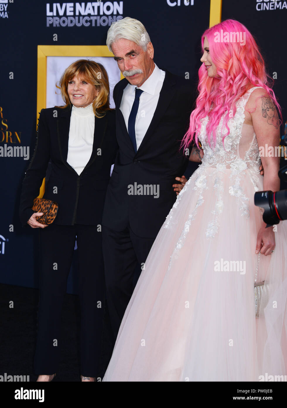 Katharine Ross, Sam Elliot, Cleo Rose Elliott 079 arrives at the ...