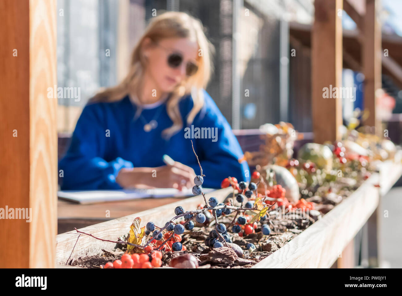 Blurred writing hi-res stock photography and images - Alamy