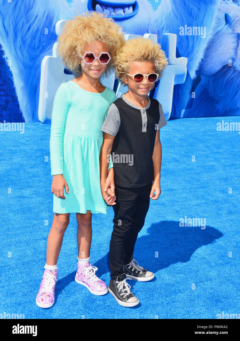 Stella & Blaise Bennett attends the premiere of Warner Bros. Pictures ...