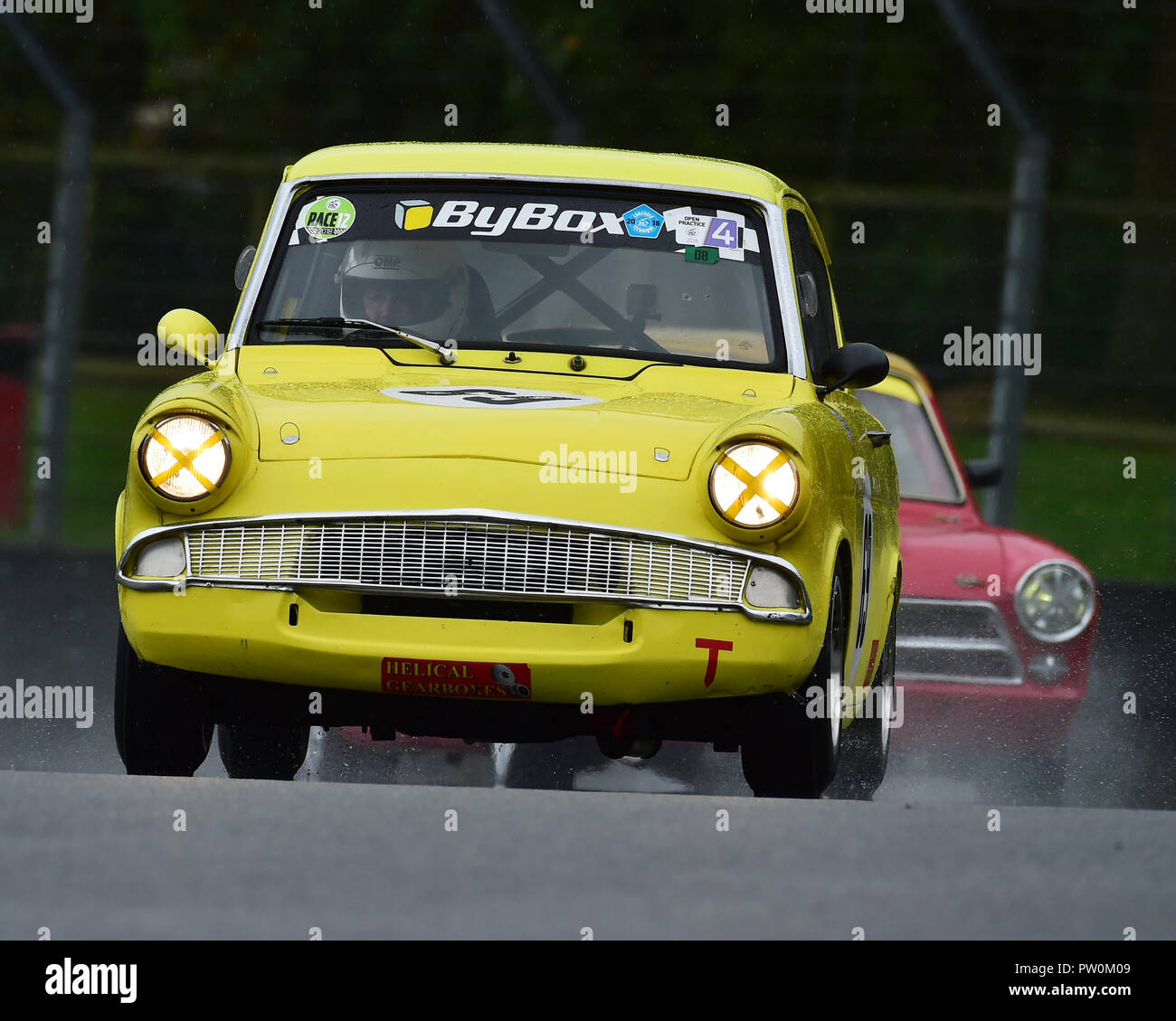 Bob Bullen, Ford Anglia 105E, HSCC, HRSR, Historic Touring Cars ...