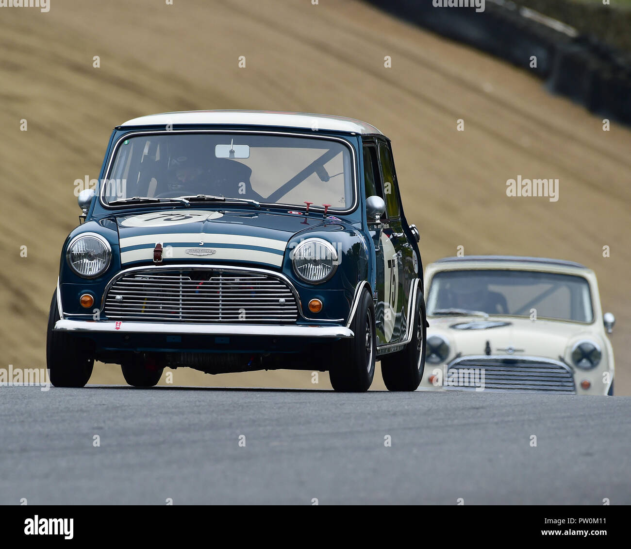 Simon Evans, Austin Mini Cooper S, HSCC, HRSR, Historic Touring Cars ...