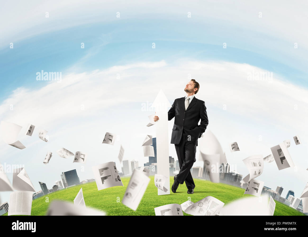 Development in right direction Stock Photo - Alamy