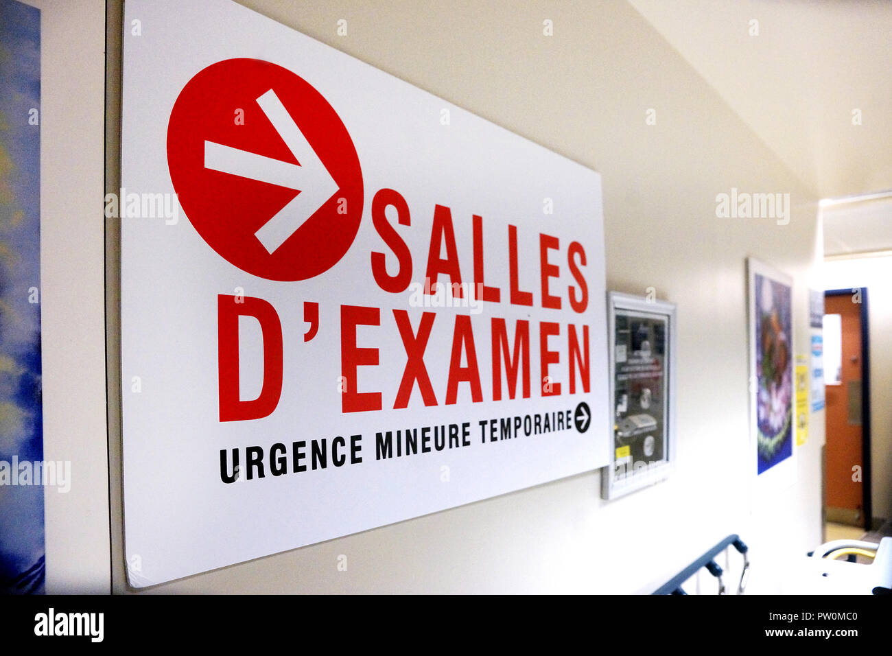 Canada hospital emergency room hi-res stock photography and images - Alamy