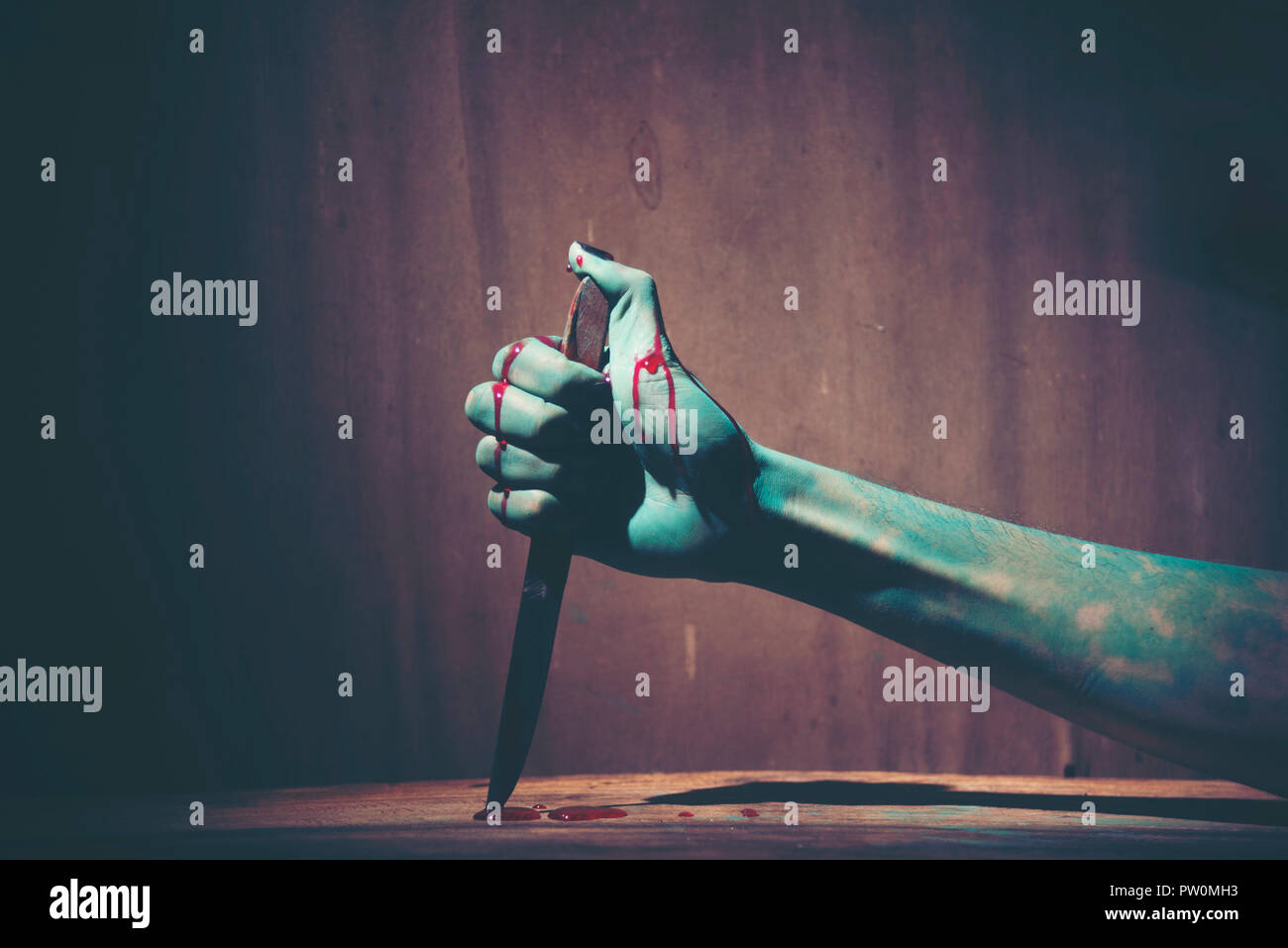 Halloween Hand concept, dark and black vintage tone Stock Photo - Alamy