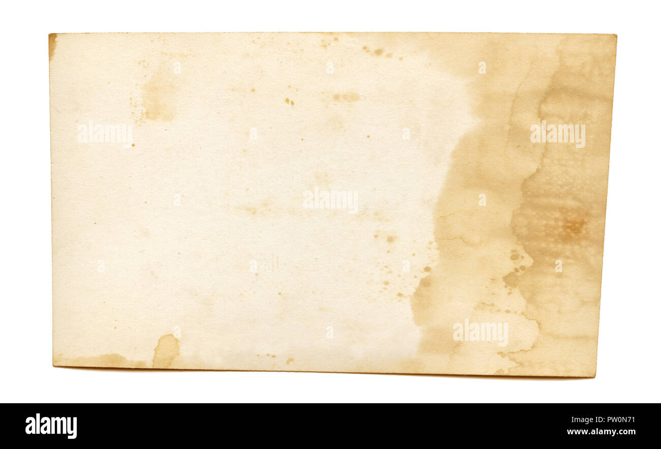 Vintage and antique art concept. Front view of blank old aged dirty ...