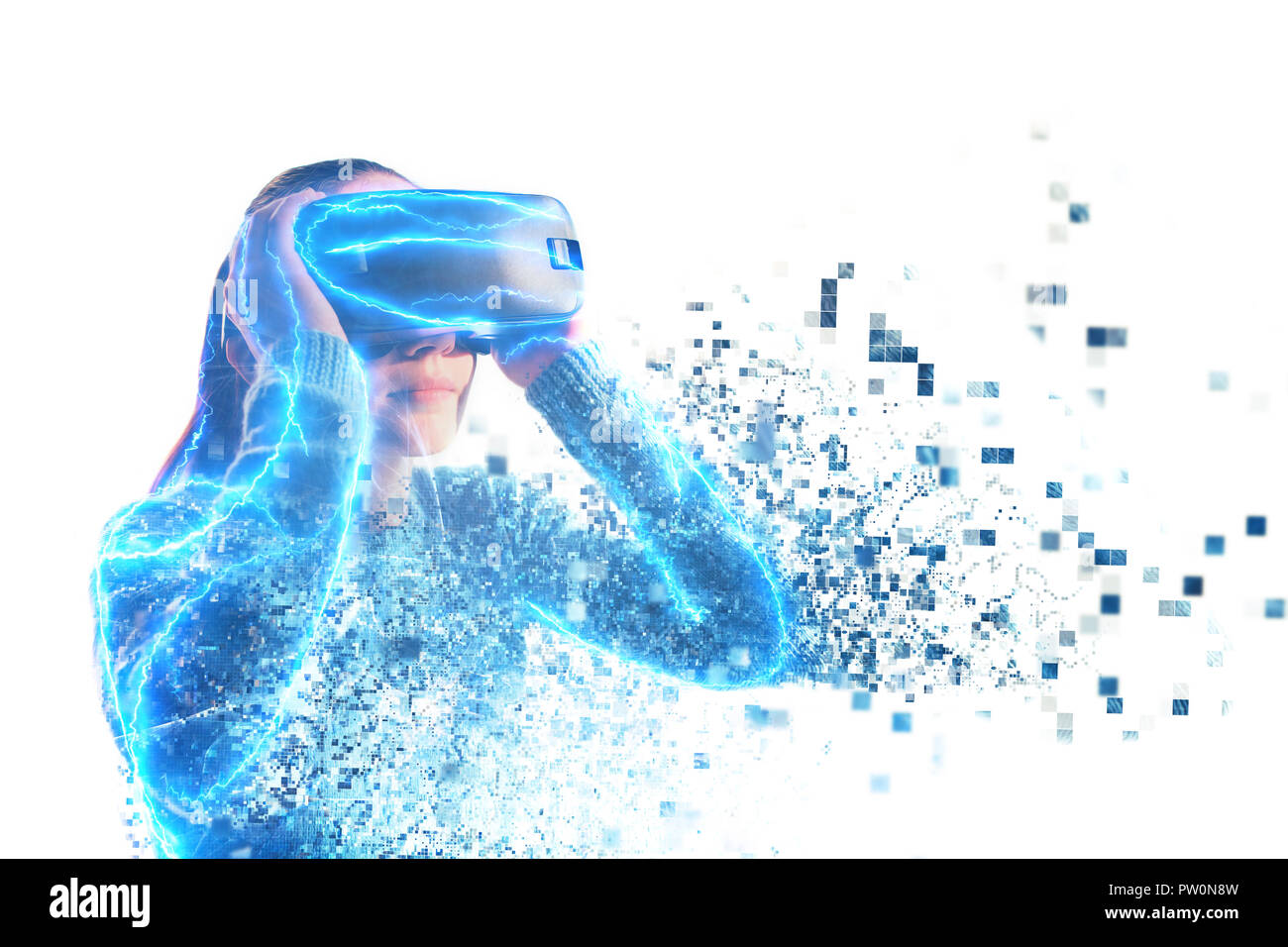 3d pixels hi-res stock photography and images - Alamy