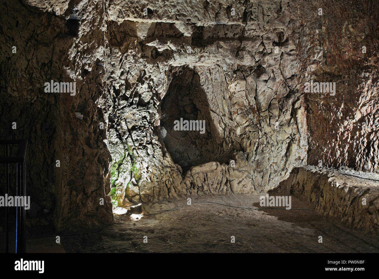 Prison of Christ in Praetorium Monastery. Jerusalem. Israel Stock Photo ...