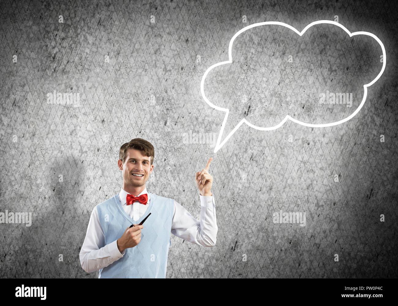 Elegant banker wearing red hi-res stock photography and images - Alamy