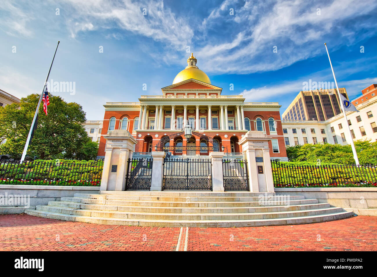 Massachusetts State House in Boston Stock Photo - Alamy