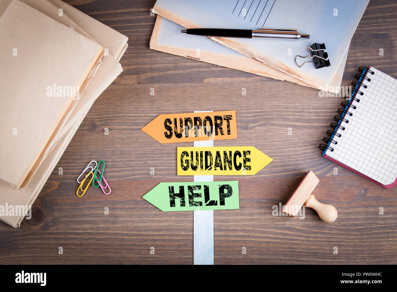 Support, Guidance and Help concept Stock Photo - Alamy