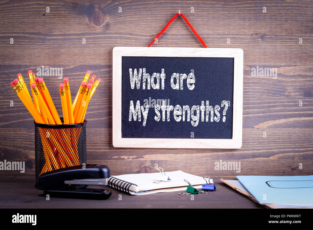 what are my strengths question Stock Photo - Alamy