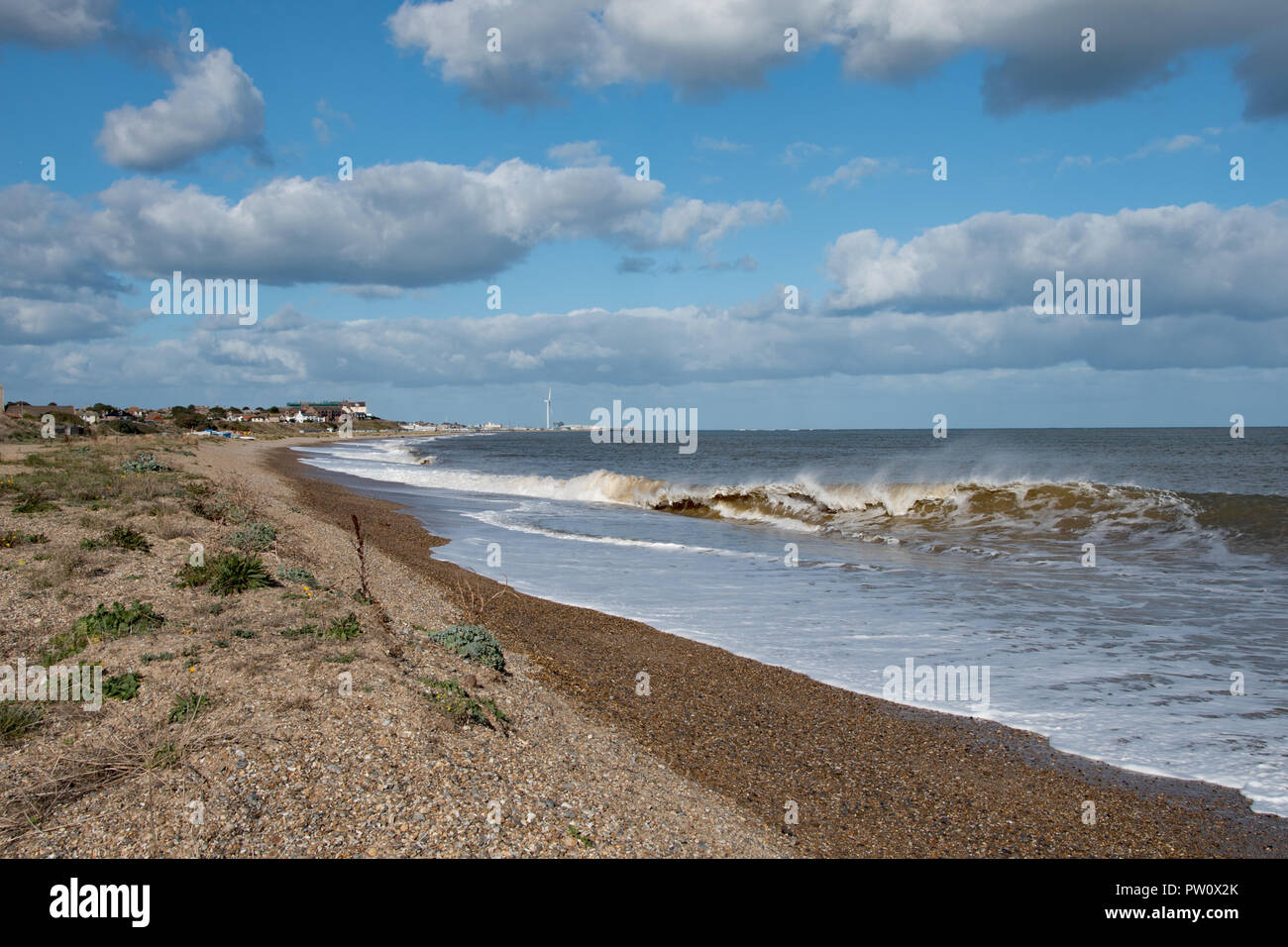 The seashore at Pakefield, Lowestoft, Suffolk, UK Stock Photo - Alamy