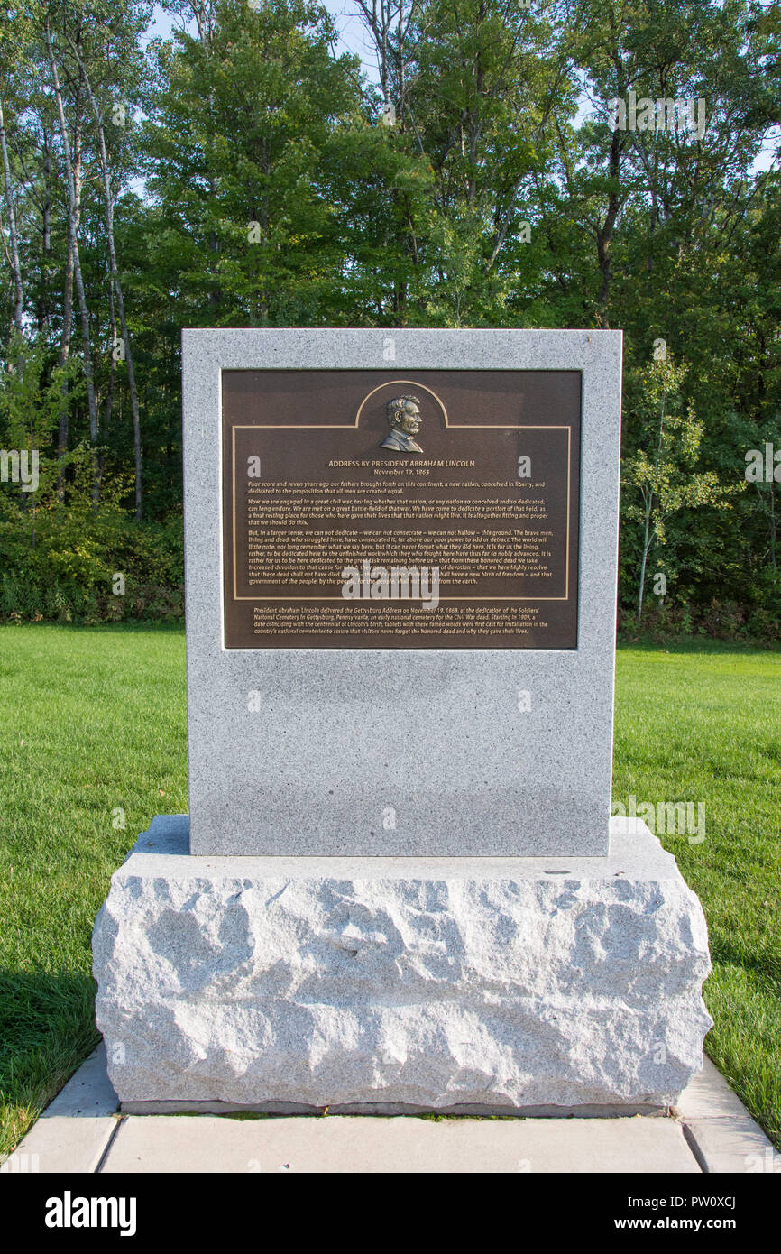 Northern Wisconsin Veterans Memorial Cemetery Stock Photo - Alamy