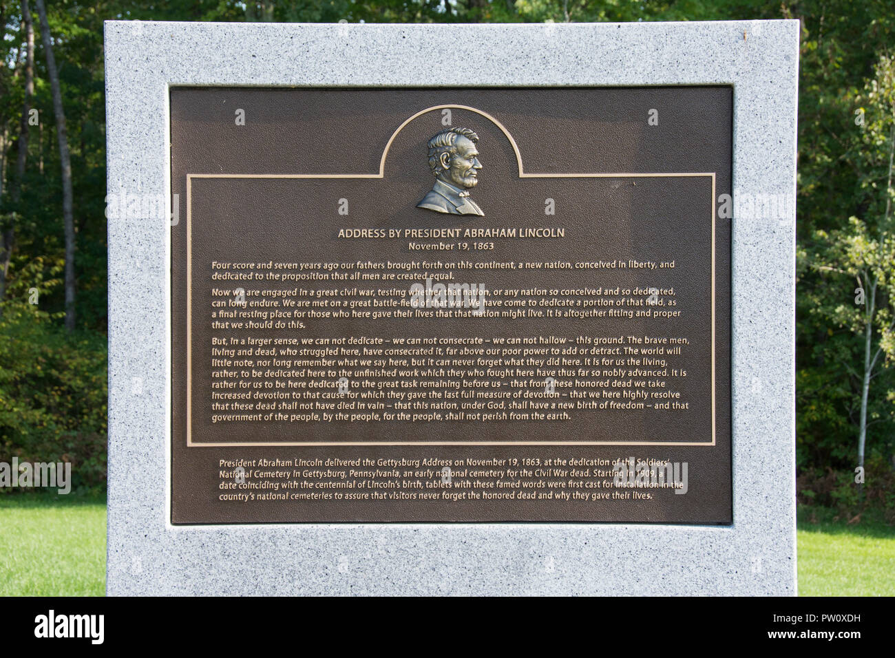 Northen wisconsin veterans memorial cemetery hi-res stock photography ...