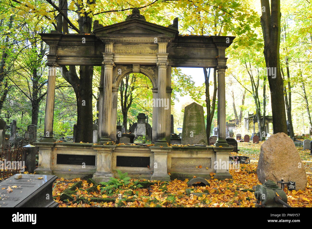 Lodz jewish cemetery hi-res stock photography and images - Alamy