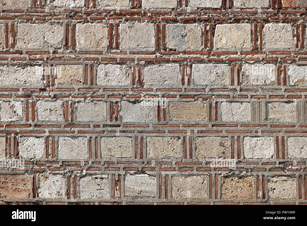 Medieval Brick Wall From Ottoman Era at Old Bazaar Skopje Stock Photo ...