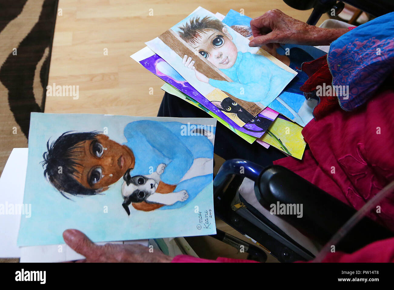 Margaret keane paintings hi-res stock photography and images - Alamy