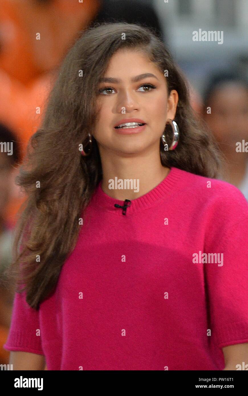 New York, NY, USA. 11th Oct, 2018. Zendaya at a public appearance for ...