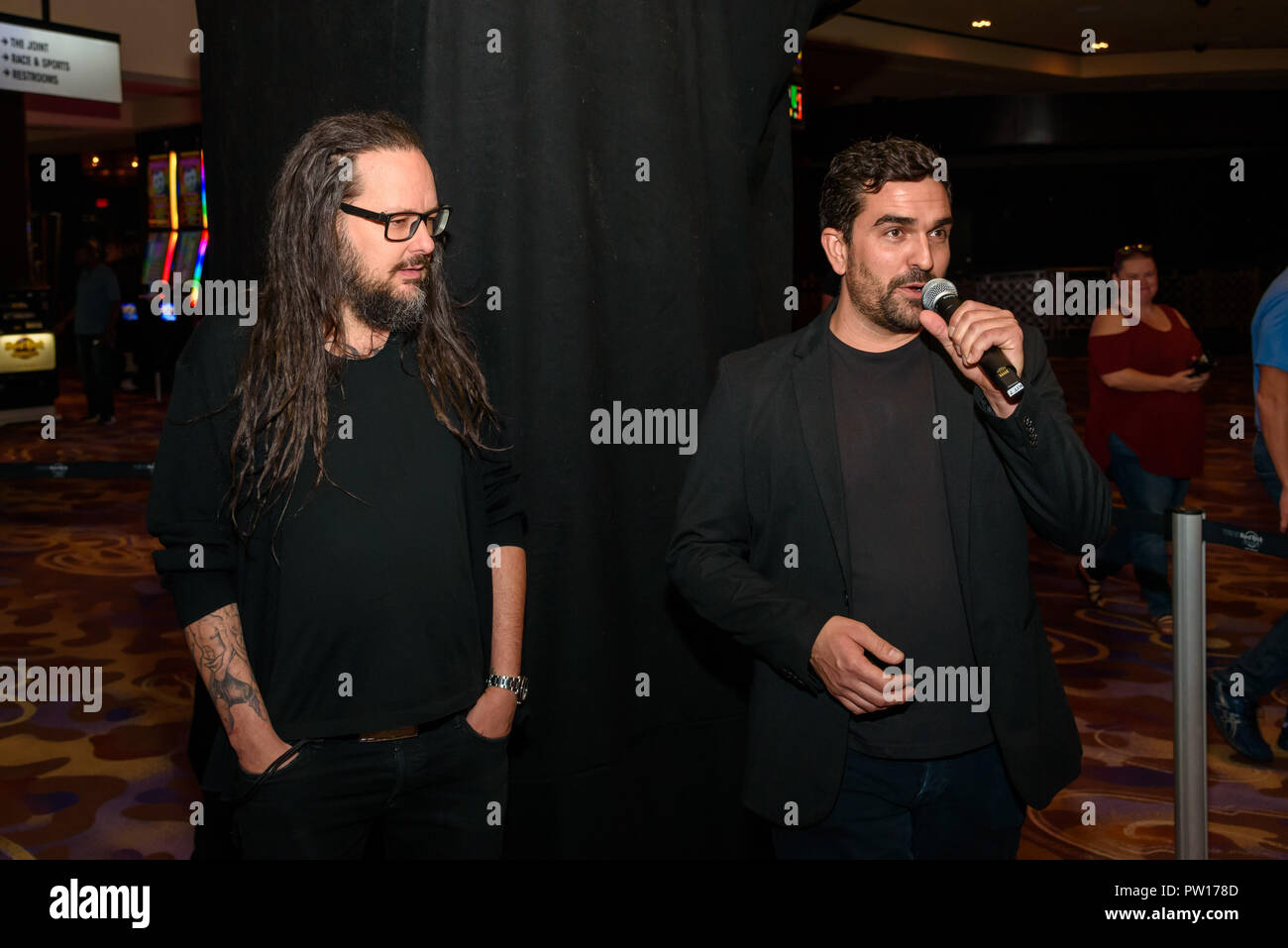 Las Vegas, NV, USA. 10th Oct, 2018. ***HOUSE COVERAGE*** Jonathan Davis ...