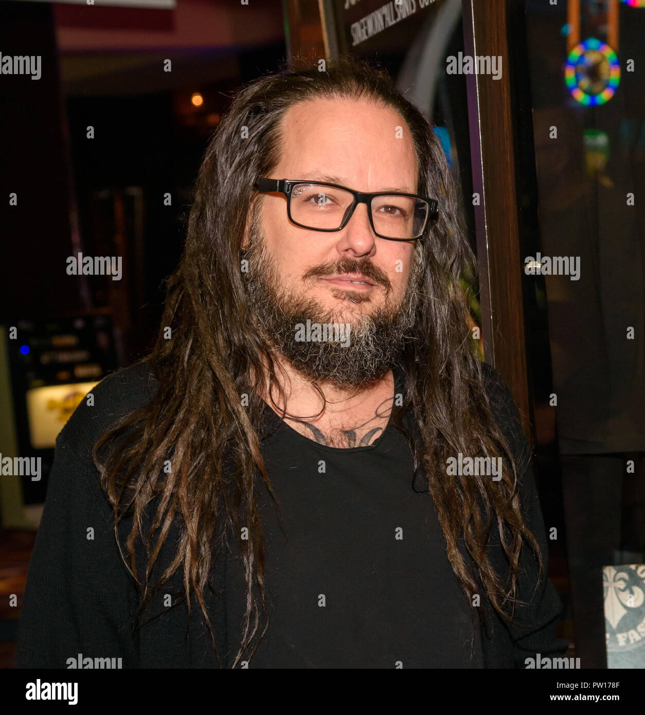 Las Vegas, NV, USA. 10th Oct, 2018. ***HOUSE COVERAGE*** Jonathan Davis ...