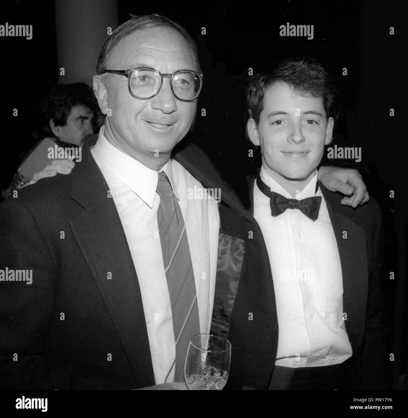 Neil Simon Matthew Broderick 1985 Photo By Adam Scull/PHOTOlink. Photo ...