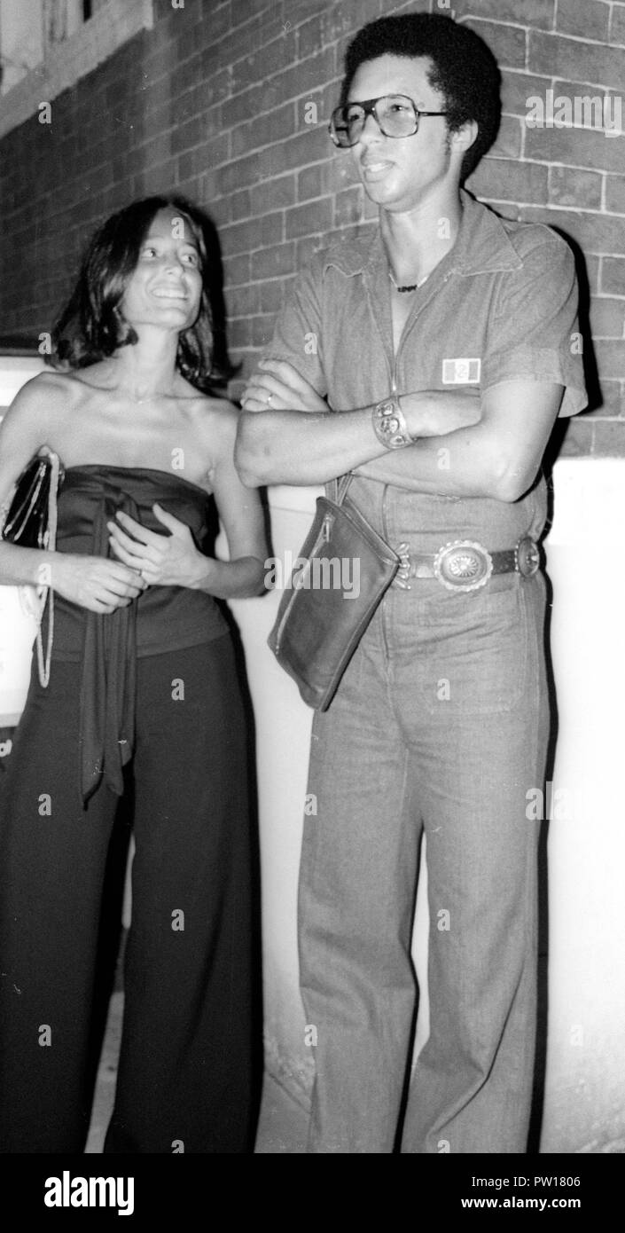 Arthur Ashe and wife 1977 Photo By Adam Scull/PHOTOlink. Photo via ...