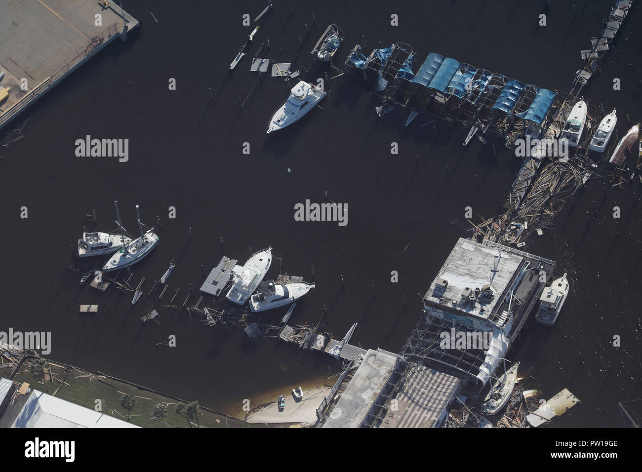 Panama city hurricane michael damage hi-res stock photography and ...