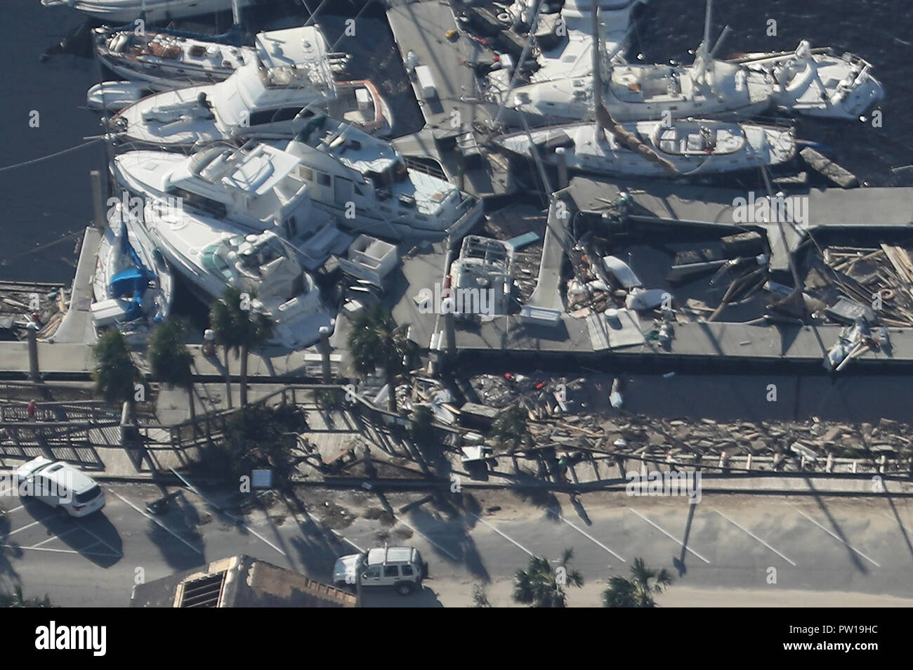 Hurricane damage in panama city beach hi-res stock photography and ...