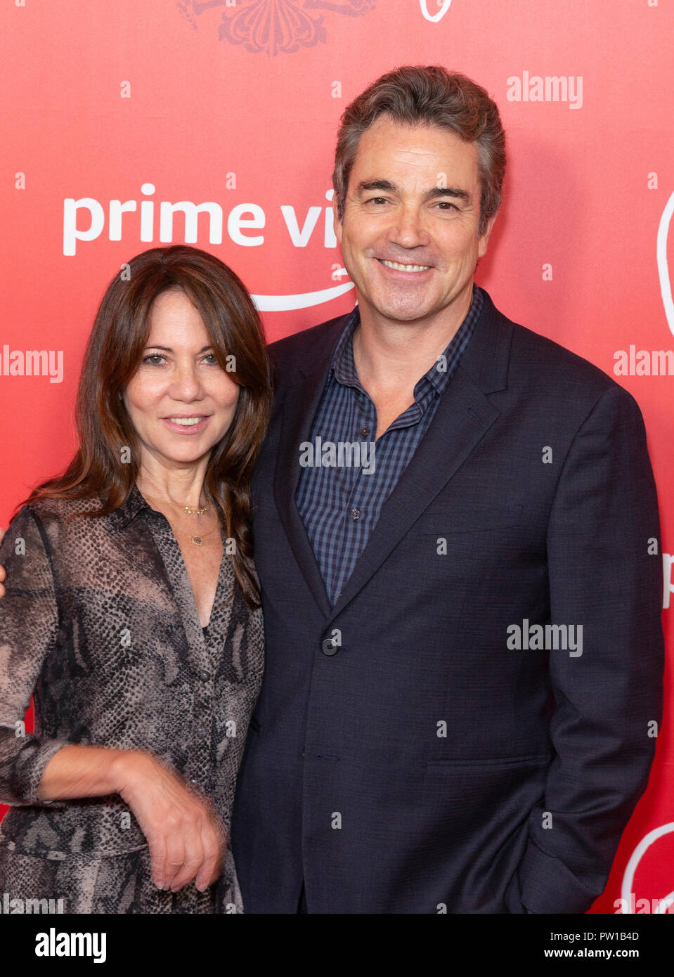 New York, USA - October 11, 2018: Jon Tenney (R) attends Amazon Prime ...