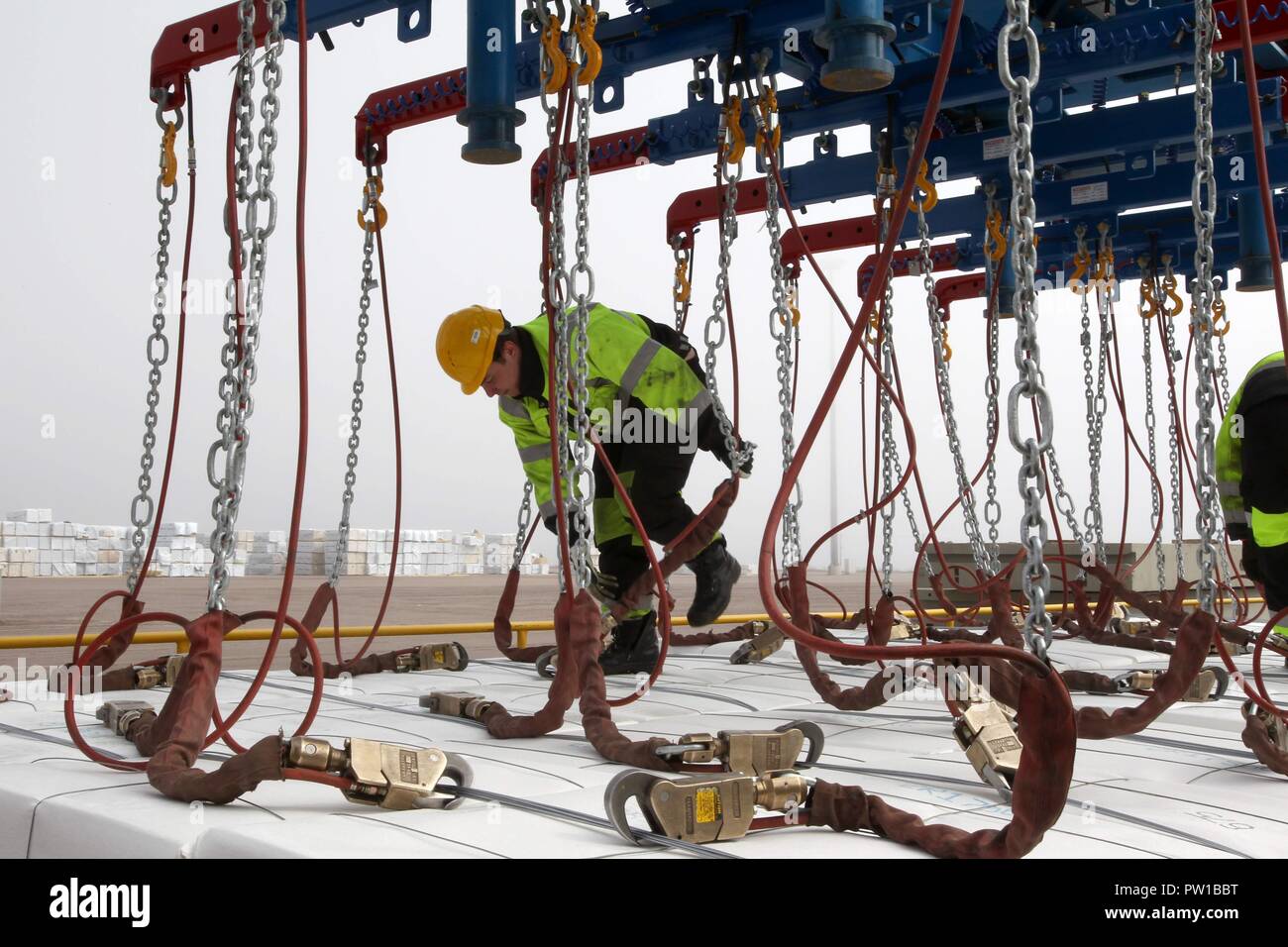 Beijing, Finland. 28th Apr, 2017. The COSCO's cargo ship Tian Le is ...