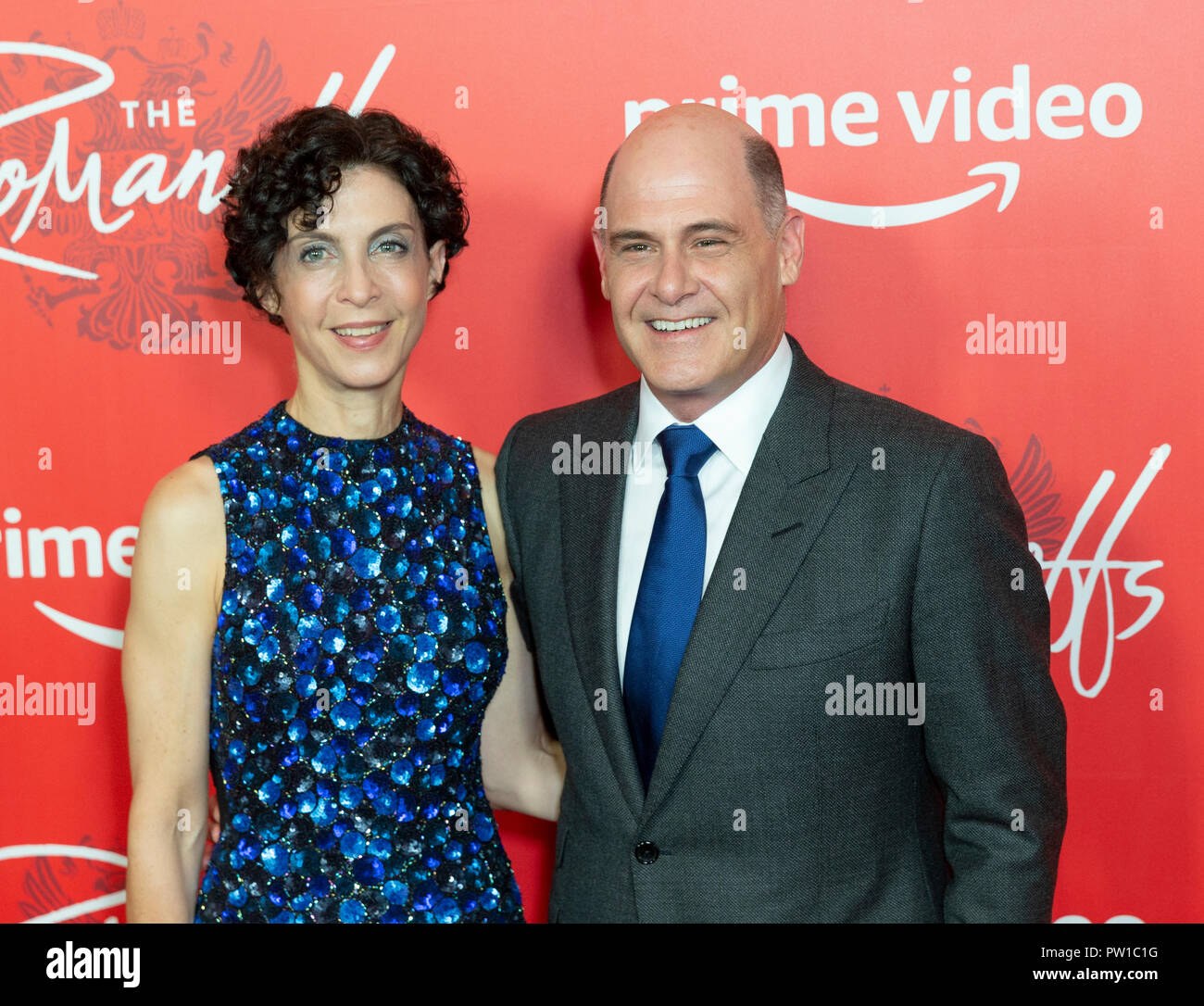 New York, USA - October 11, 2018: Matthew Weiner (R) attends Amazon ...