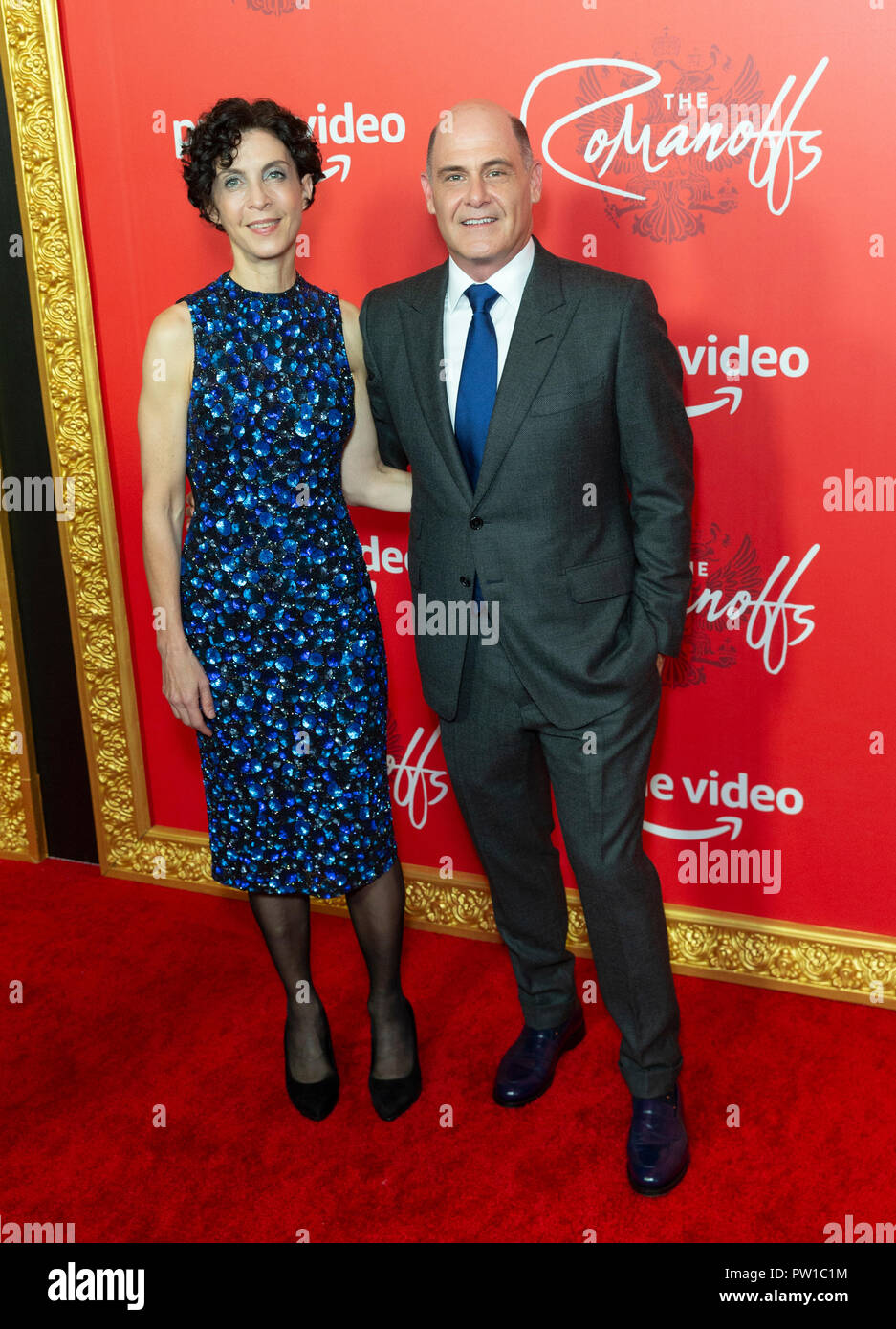 New York, USA - October 11, 2018: Matthew Weiner (R) attends Amazon ...