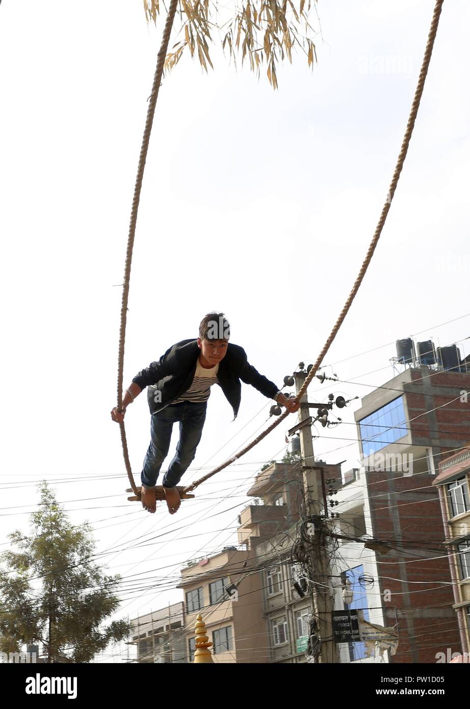 Dashain swing hi-res stock photography and images - Alamy