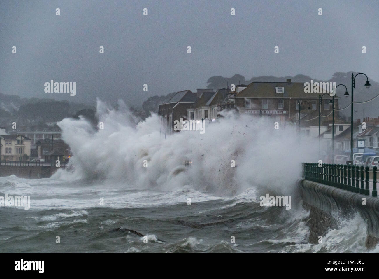Penzance, Cornwall, UK. 12th October 2018. UK Weather. Storm Callum ...