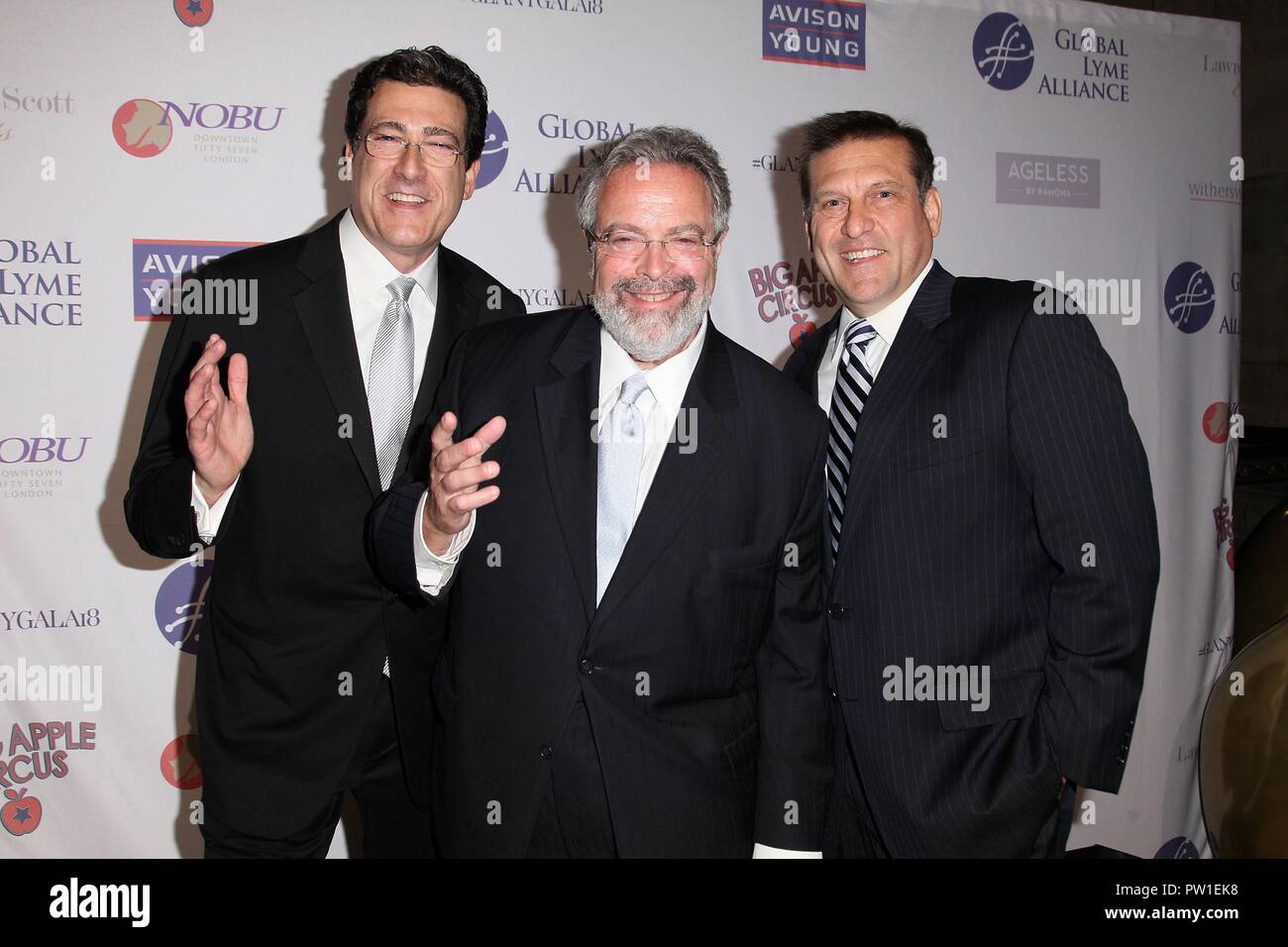 Scott Santarella, Drew Nieporent, Robert Kobre at arrivals for Global ...