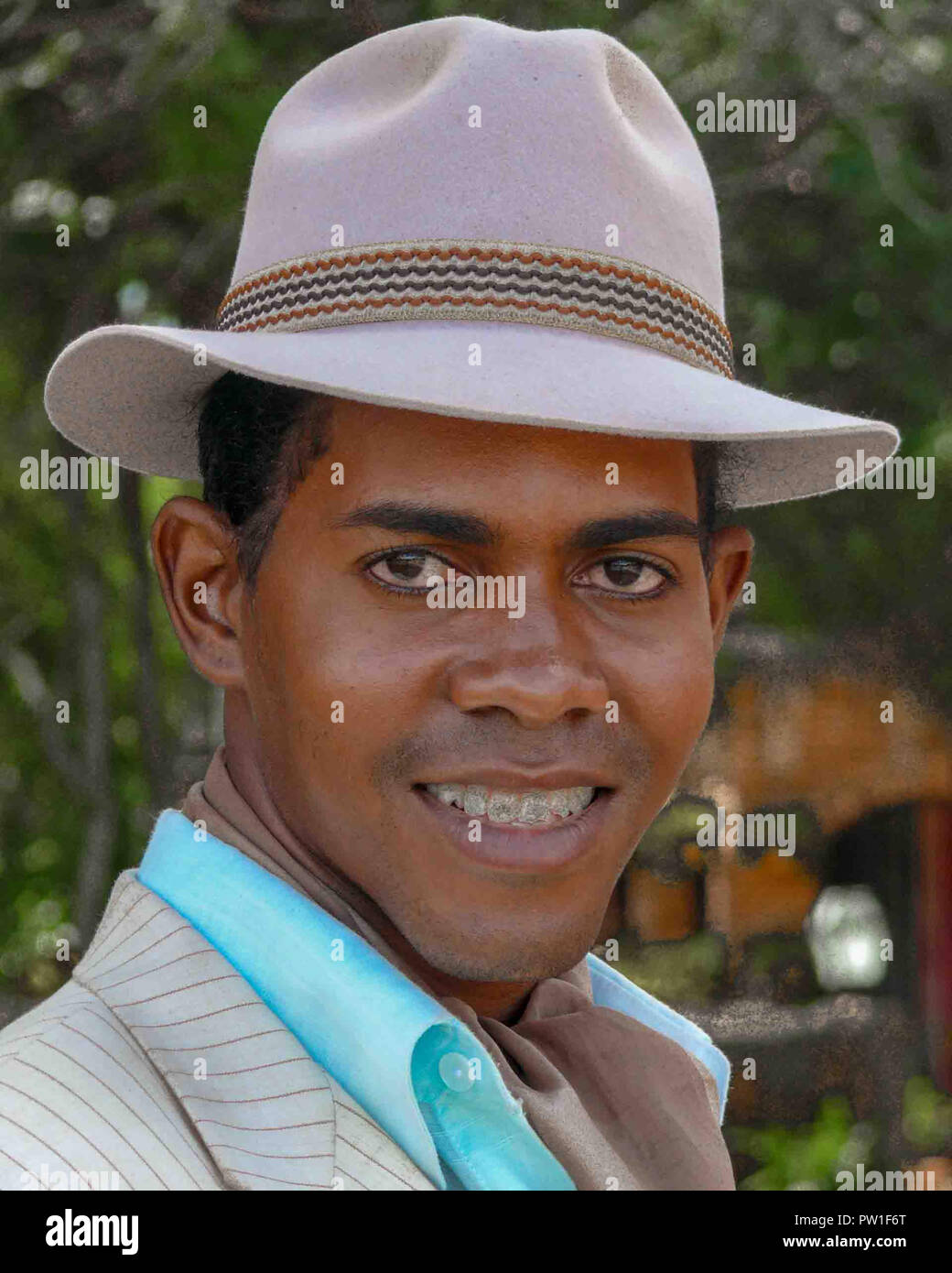 January 14, 2009 - La Romana, Dominican Republic - Portrait of a male ...