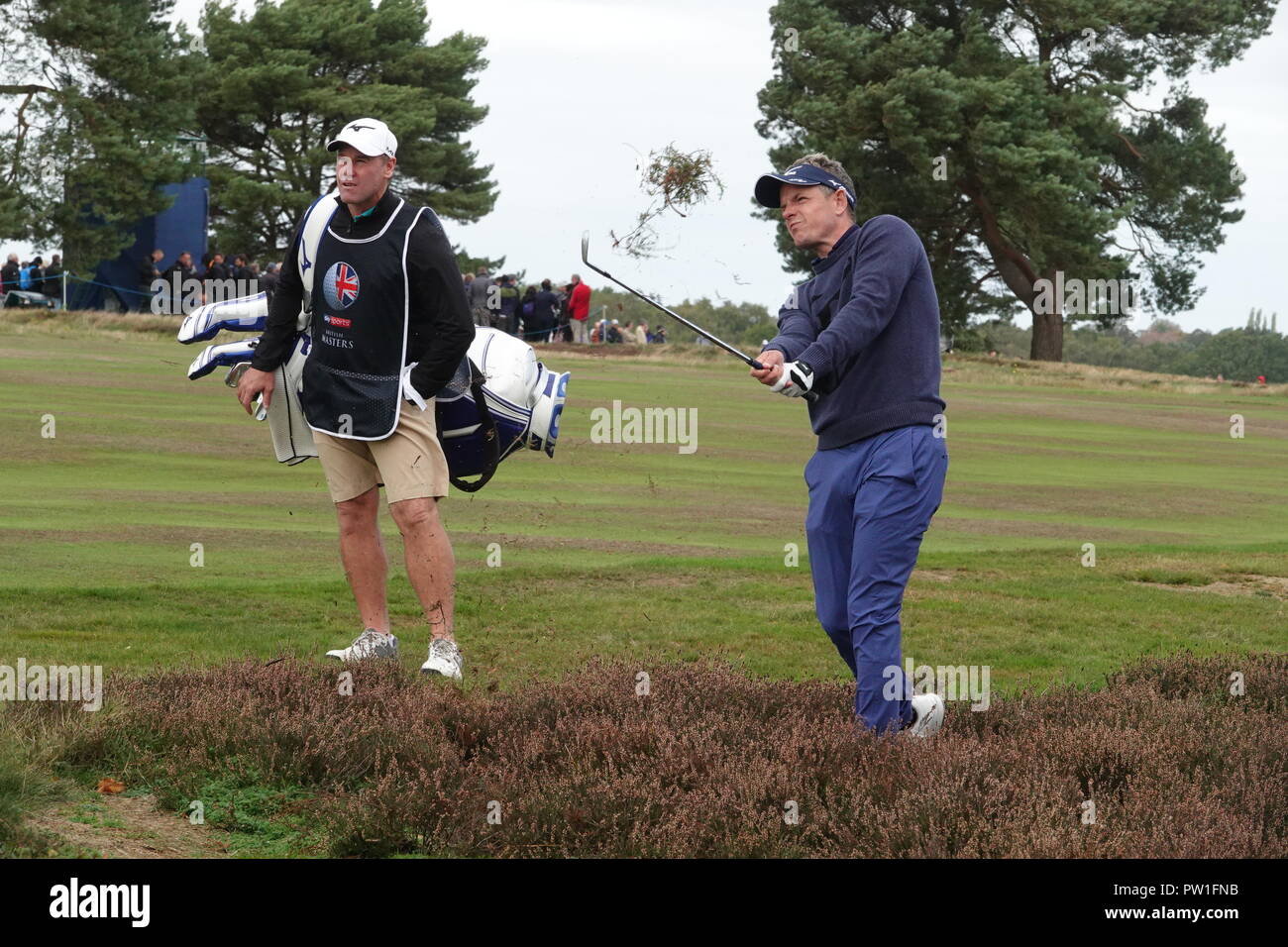 Walton Heath Golf Club, 12th October, 2018. Former World No. 1 Luke ...